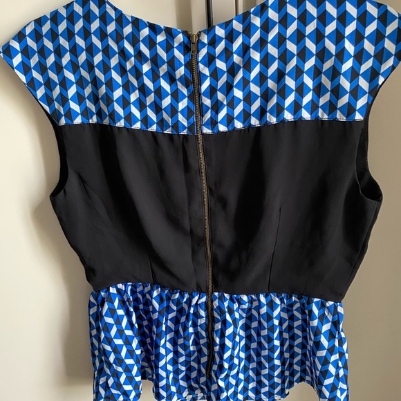 Tops | Blue And Black Top From Forever 21 | Poshmark